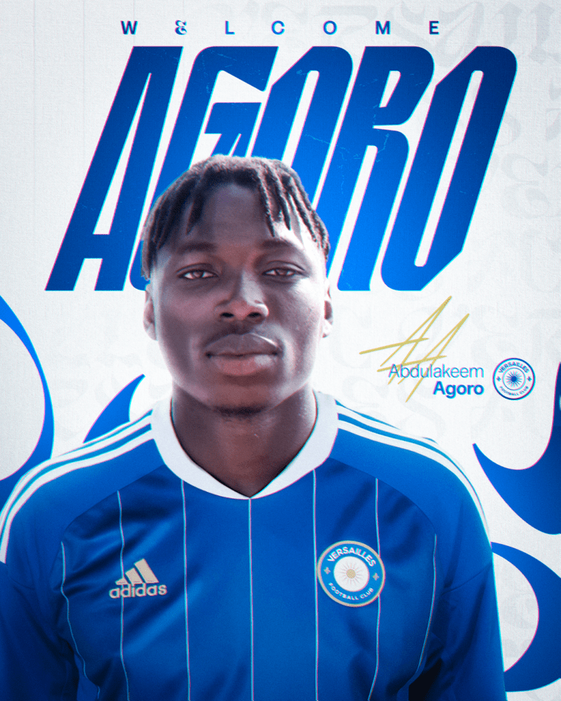 Abdulakeem Agoro s'engage au FC Versailles pour 2 saisons